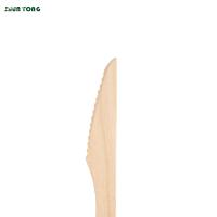 China 165mm Birch Disposable Wooden Knife And Forks Biodegradable for sale