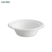 China Compostable Bagasse Disposable Fruit Salad Containers Bowl 12oz for sale
