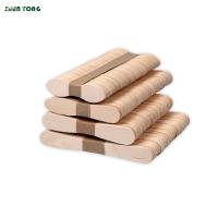 China Small Disposable Ice Cream Individually Wrapped Wooden Spoons 94mm Bulk for sale