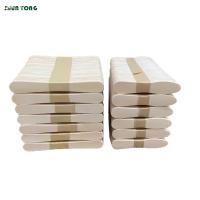 China Small Disposable Ice Cream Individually Wrapped Wooden Spoons 94mm Bulk for sale