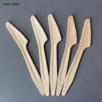 China 185mm Bulk Disposable Wooden Knife Spoons For Horeca & Events OEM for sale