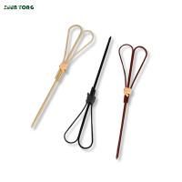 China 120mm Bamboo Knot Cocktail Sticks Picks For Dining Plating Burger Catering Appetizers for sale