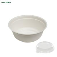 China 30oz Compostable Bagasse Salad Bowl Heavy Duty For Soup Poke Custom for sale