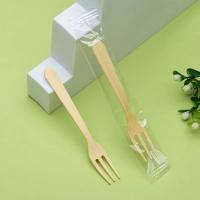 China Eco-Friendly Disposable Bamboo Fruit Forks for Parties and Restaurants for sale