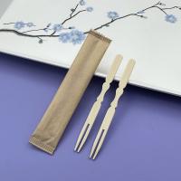 China Eco-Friendly Disposable Bamboo Fruit Forks for Parties and Restaurants for sale