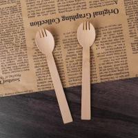 China Eco-friendly Disposable Bamboo Spork Wholesale for Camping and Catering for sale