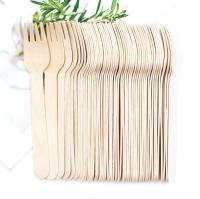 China 160mm Disposable wooden spoon for restaurant use for sale