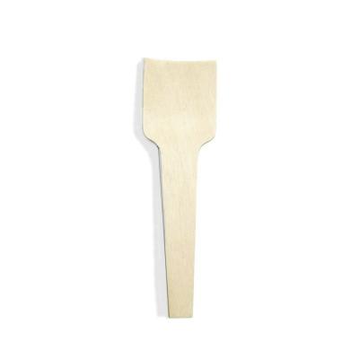 China 95mm Disposable Square Wooden Spoon – Eco Friendly Biodegradable Cutlery for sale
