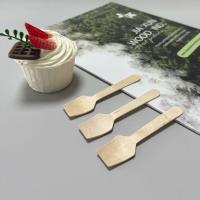 China 95mm Disposable Square Wooden Spoon – Eco Friendly Biodegradable Cutlery for sale