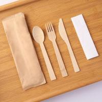 China Eco-Friendly Disposable Bamboo Cutlery for Sustainable Food Packaging for sale