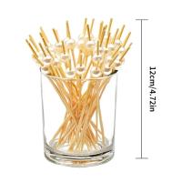China Elegant Decorative Bamboo Picks for Food Presentation and Party Use for sale