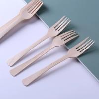 China 170mm Roman-style fork, made from FSC-certified natural birch wood for sale