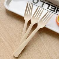 China 170mm Roman-style fork, made from FSC-certified natural birch wood for sale