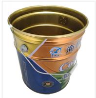 China UN Rated 5 Gallon Chemical Resistant Bucket With Castellated Lid for sale