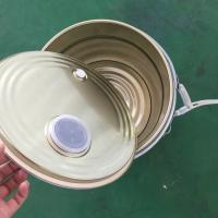 China Round Food Safe Metal Buckets 5 Gallon 0.28-0.42mm for sale