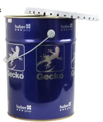 China 0.28-0.42mm 5 Gallon Paint Bucket Tinplate Pails With Castellated Lid For Paint Storage for sale