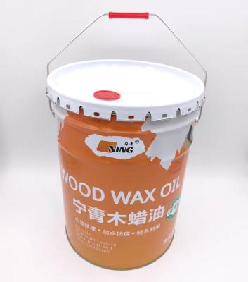 China UN Rated 5 Gallon Open Head Steel Pail With Spouted Lug Cover for sale