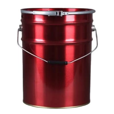 China 5 Gallon Open Head Steel Pail With Epoxy Phenolic Lining for sale