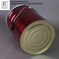 China 5 Gallon Open Head Steel Pail With Epoxy Phenolic Lining for sale