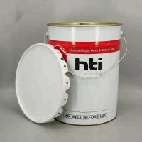 China UN Rated 5 Gallon Metal Bucket With Flower Lid For Solvent for sale