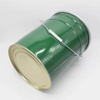 China UN Rated 5 Gallon Steel Paint Bucket With Lever Lock Ring Lids for sale