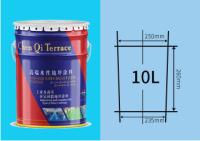 China Round Metal 10L Paint Bucket For Waterborne Epoxy Floor Paints for sale