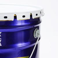 China 20L Steel Metal Chemical Pails With Crown Covers Round for sale
