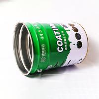 China 10L Metal Chemical Buckets 0.32-0.42mm With Flower Edge Lid for sale