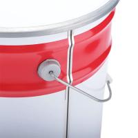 China Open Head UN Rated 24 Gauge Steel Pail With Lever Lock Ring Lid for sale