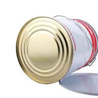 China Open Head UN Rated 24 Gauge Steel Pail With Lever Lock Ring Lid for sale