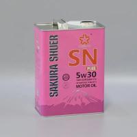 China Square 4L F Style Motor Tin Oil Oblong Can With Spout For Engine Oil for sale