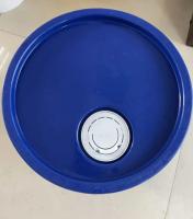 China 20 Liter 5 Gallon Plastic Bucket Containers With Metal Handles For Paints Storage for sale