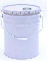 China Steel 5 Gallon Metal Paint Bucket Rust Resistant With Spouted Lug Cover for sale