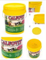 China Round 5 Gallon Plastic Buckets With Lids For Liquid Storage for sale