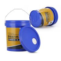 China Hydraulic Oil Plastic Bucket Containers 5 Gallon With Rieke Flex Spout for sale