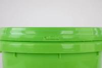 China 5 Gallon Plastic Bucket Containers With Tear Strip Lids For Liquid Solid Storage for sale