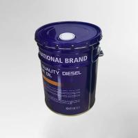 China 20L Metal Paint Bucket Spout Conical Tinplate Pail With Lid for sale