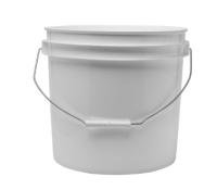 China 4 Gallon Lubricant Oil Bucket Round Open Head Plastic Pails For Sealant Storage for sale