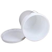 China 4 Gallon Lubricant Oil Bucket Round Open Head Plastic Pails For Sealant Storage for sale