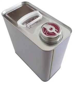 China 5L F Style Tin Oblong Can For Chemical Glue Storage With UN Approved for sale