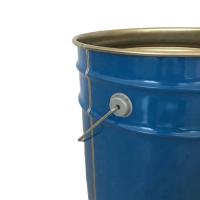China 0.32-0.42mm Metal Empty 5 Gallon Paint Buckets For Railroad Spikes for sale