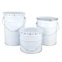 China Metal Tinplate Chemical Pails 1 Gallon To 6 Gallon Round for sale