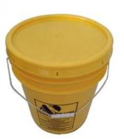 China Round Plastics Buckets With Lids 2-3mm For Storaging for sale