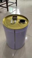 China 20L Tight And Closed Metal Tinplate Pails For Chemical Based Products Packages for sale