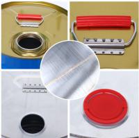 China 25L Tight Head Metal Pail Bucket With Spout For Gasoline Packages for sale