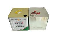 China 10L Rectangular Tight Head Pail Metal Square Empty Tin Cans For Diluter And Curing Agent Packages for sale