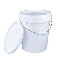 China PP UN Approved 20 Liter Plastic Bucket With Metal Handles And Spout Lid for sale