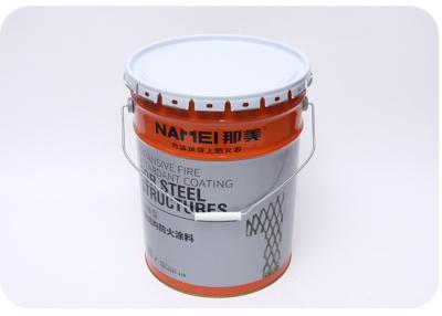 China Hygienic Metal Grease Bucket Tinplate 1 Gallon To 6 Gallon for sale