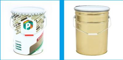 China 5 Gallon Open Head Metal Paint Bucket Spills Proof for sale
