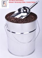 China Leakproof Coffee Bean Canister Airtight Coffee Bean Container 25 L for sale